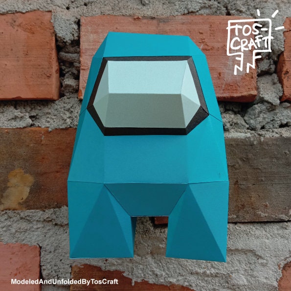 EASY AMONG US 3D Simple Template Papercraft - Etsy