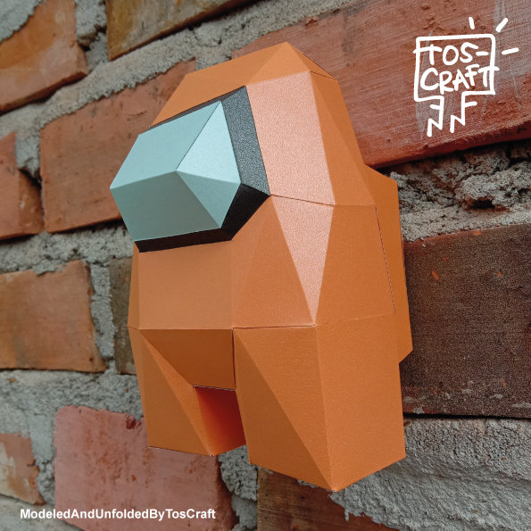 EASY AMONG US 3D Simple Template Papercraft - Etsy