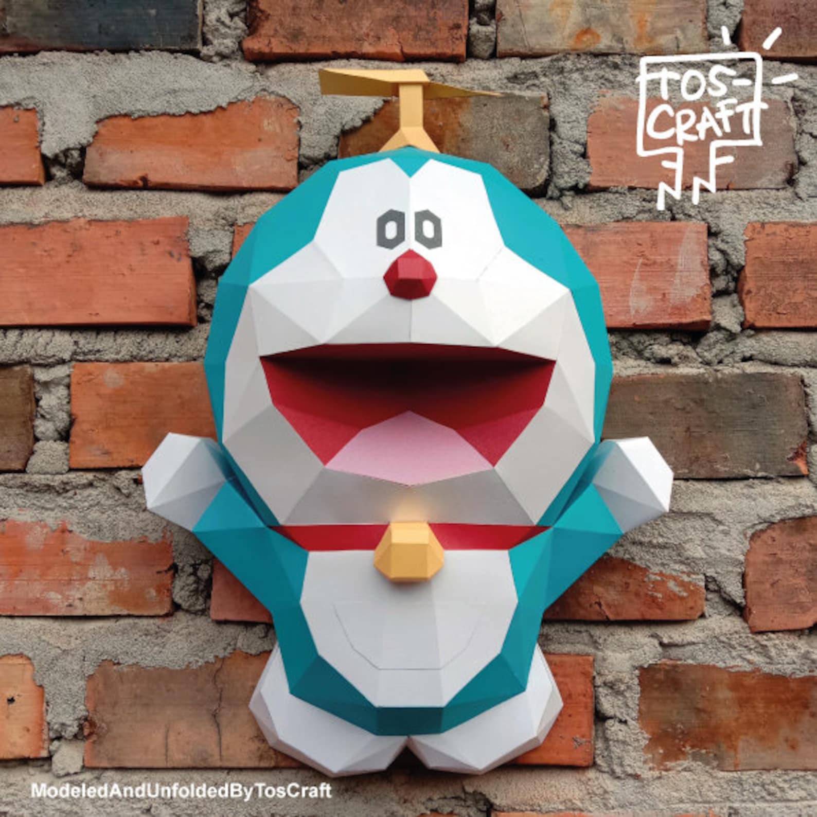 DORAEMON PAPERCRAFT Template Wall Hang Decoration - Etsy