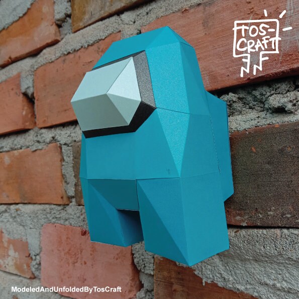 EASY AMONG US 3D Simple Template Papercraft - Etsy