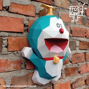 DORAEMON PAPERCRAFT Template Wall Hang Decoration - Etsy