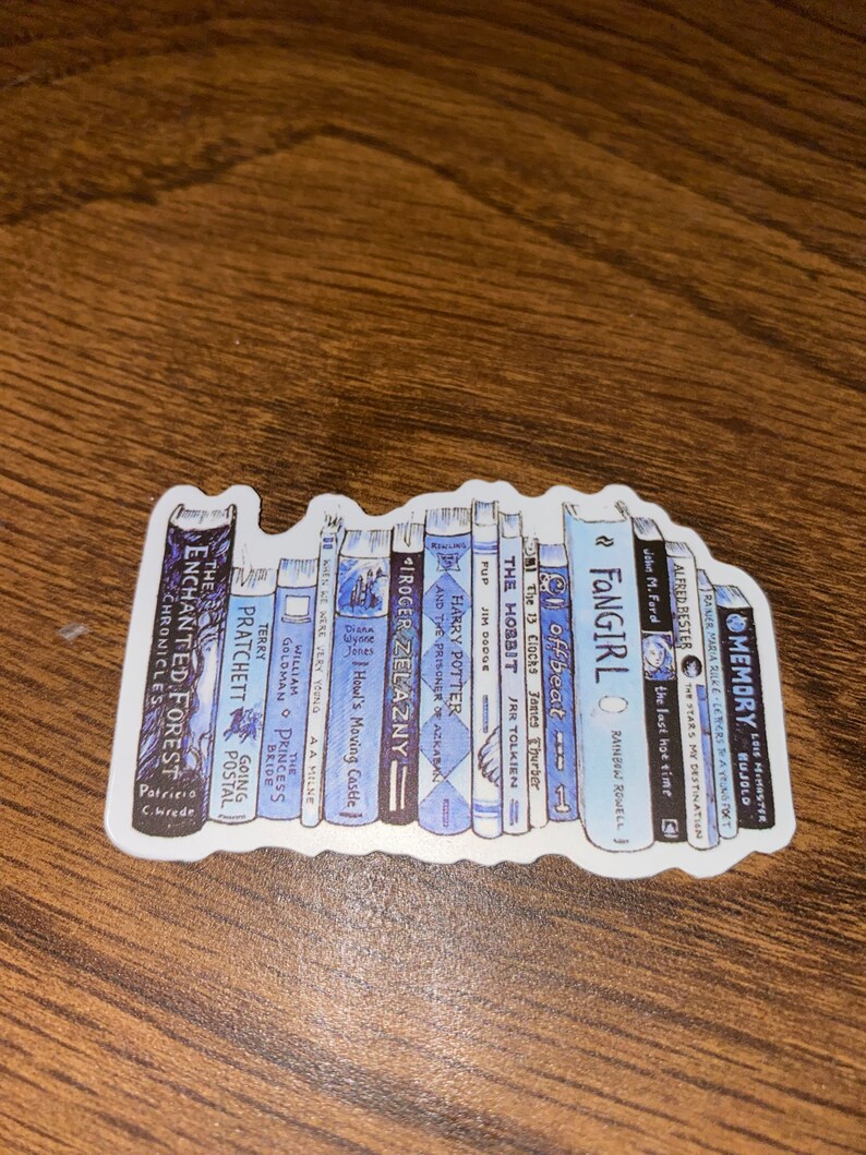 Book Mystery Sticker Pack. - Etsy