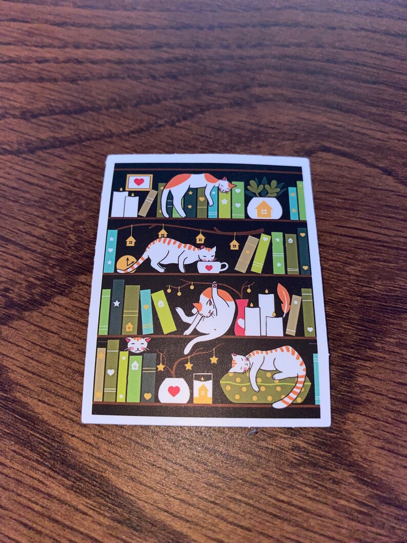 Book Mystery Sticker Pack. - Etsy