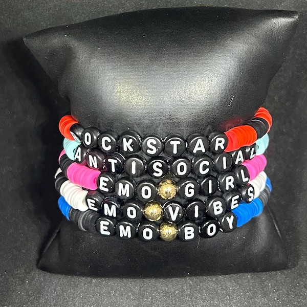 Emo Bracelet - Etsy
