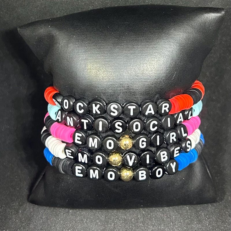 Emo Bracelet - Etsy
