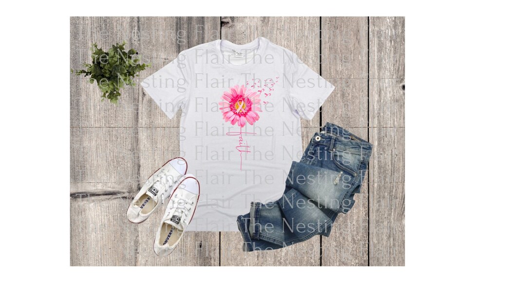 Breast Cancer Awareness Flower - Etsy