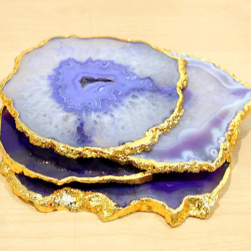 Crystal Coasters - Etsy