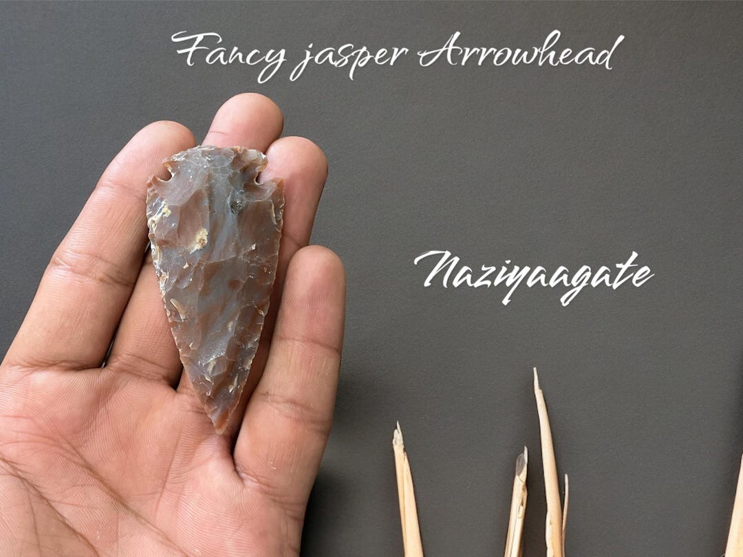 Bulk Fancy Jasper Arrowhead Point - Indian Agate Spearhead for Jewelry ...