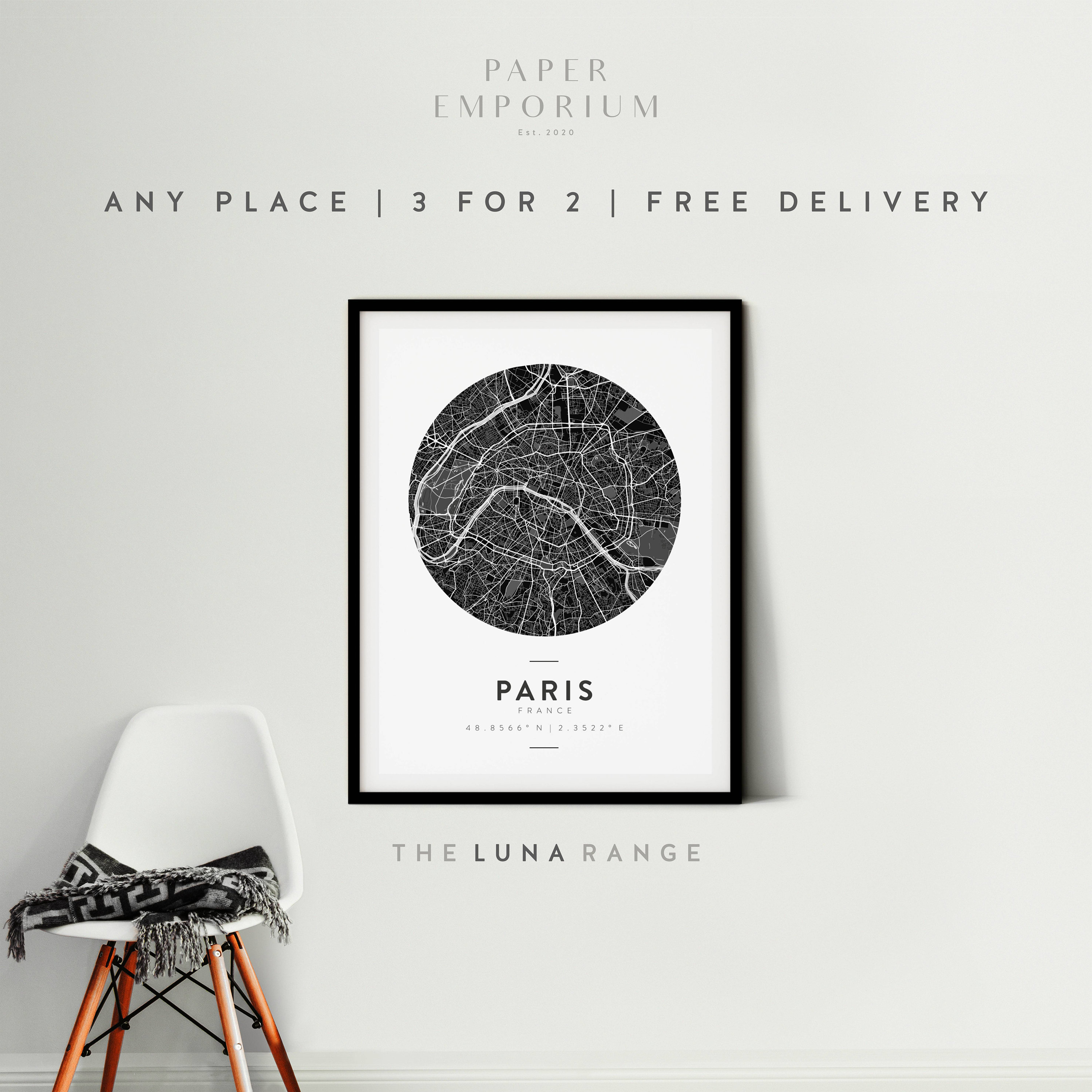 Custom Digital Download Map Prints Any Location Digital - Etsy