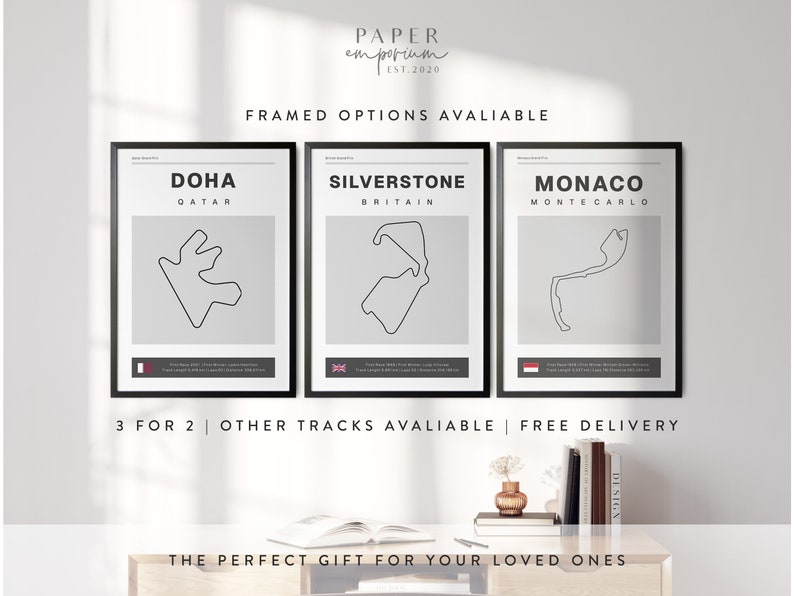 Formula Track Art Print: Grand Prix Motorsport Poster - Etsy