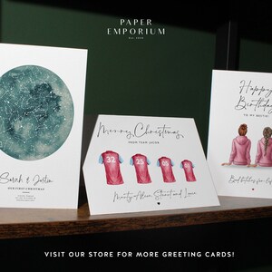 Customised Greeting Card Pack - Christmas Cards, Custom Family ...