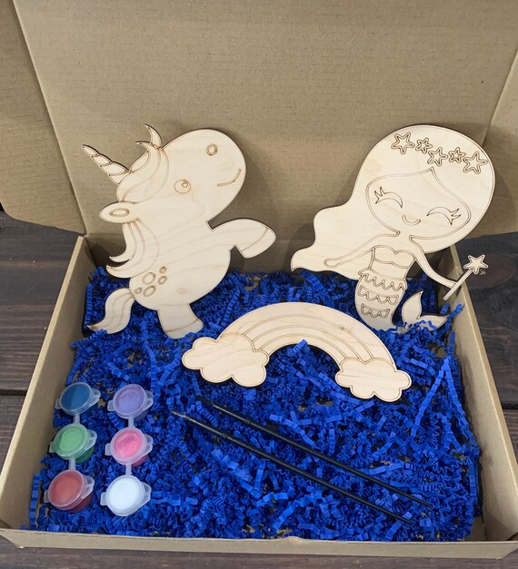 DIY Mystical Adventure Craft Kit for Kids Paint Party Kids | Etsy