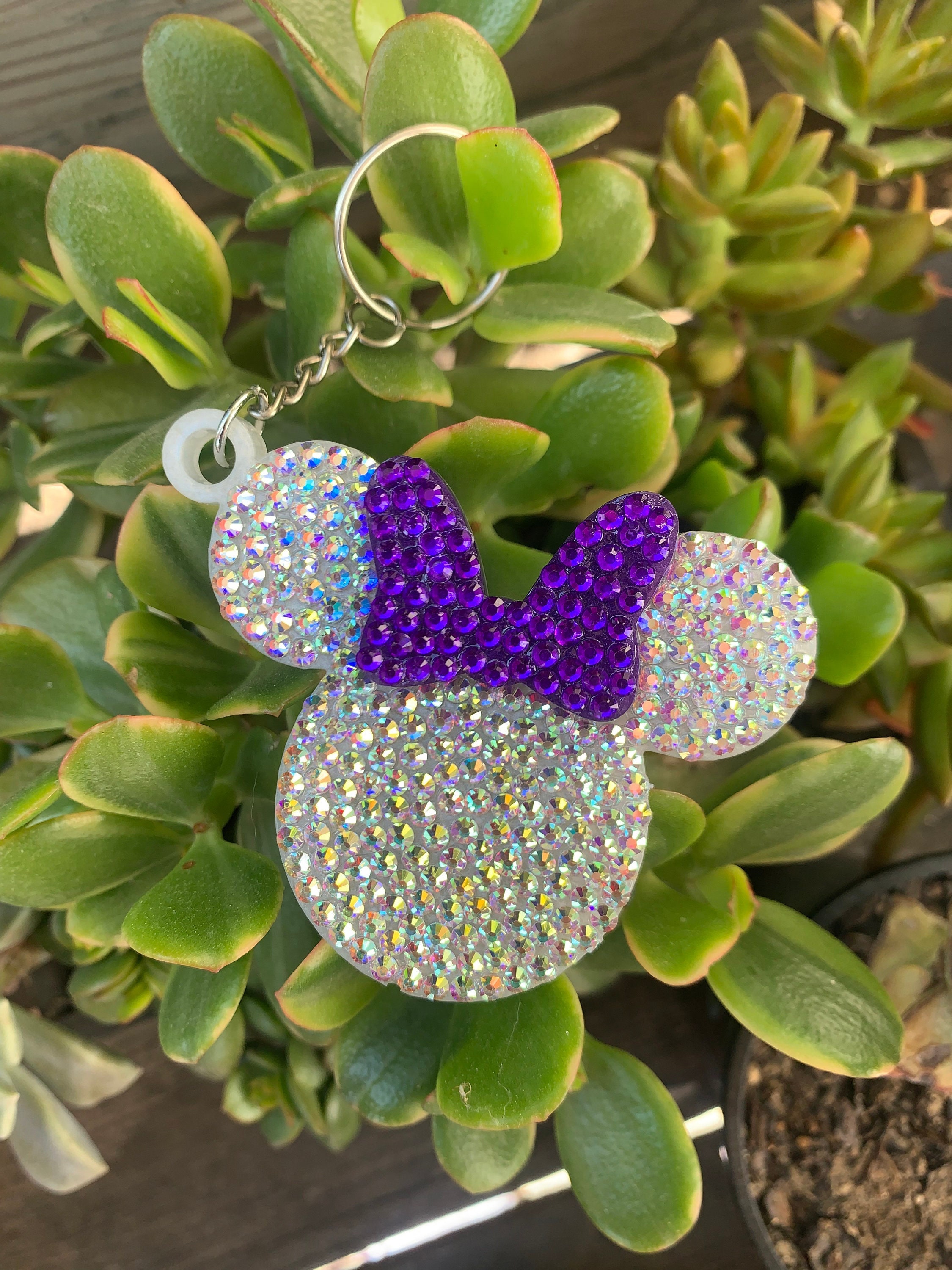 Minnie Mouse big bling bling glitter charm new from Japan - munimoro.gob.pe