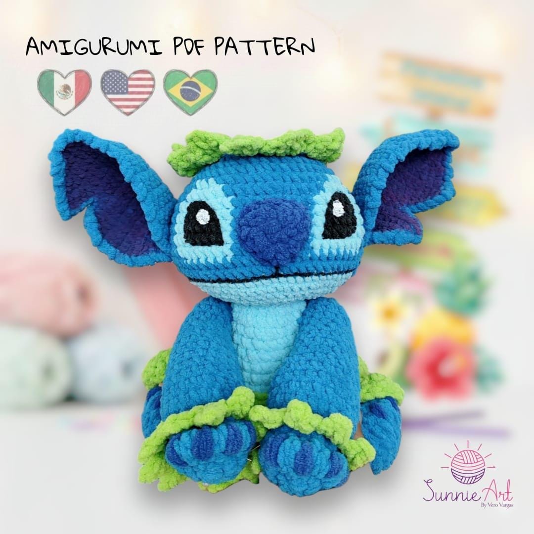 Stitch With Outfits Amigurumi PDF Crochet Pattern - Etsy