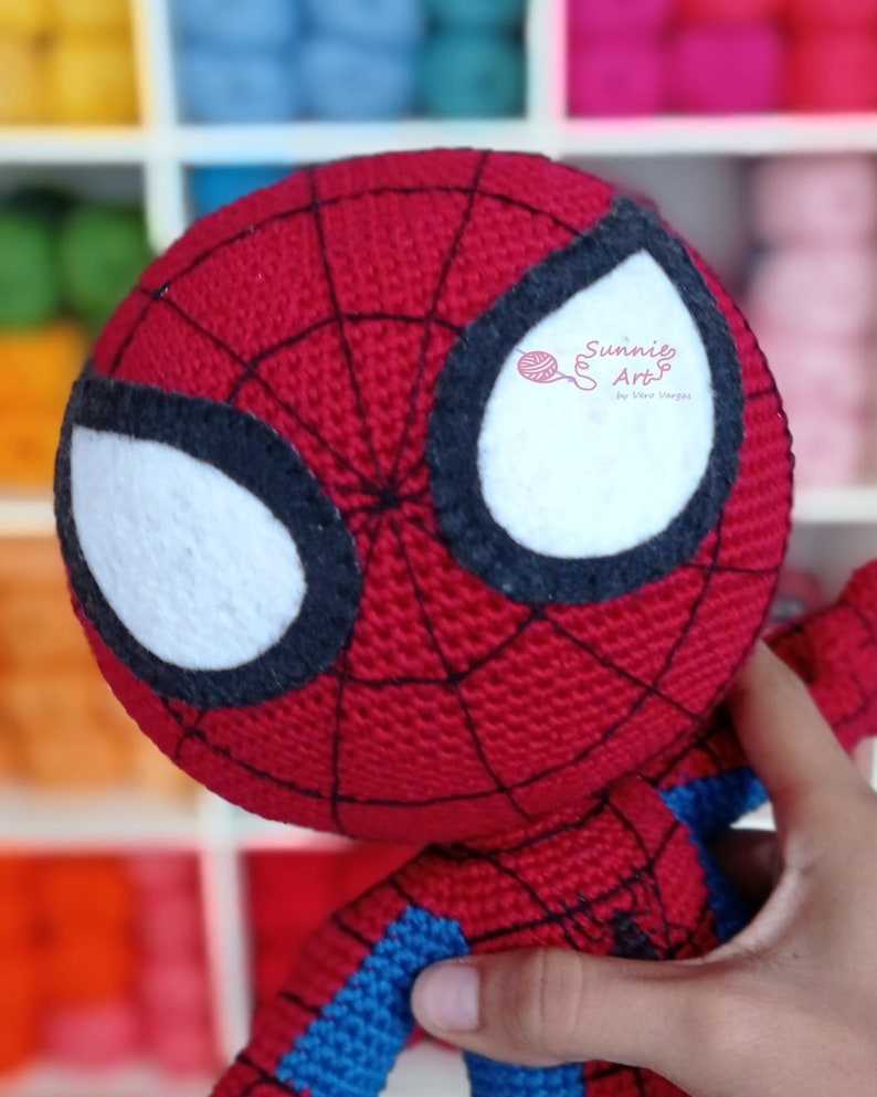 Spiderman Chibi Amigurumi Crochet Pattern - Etsy