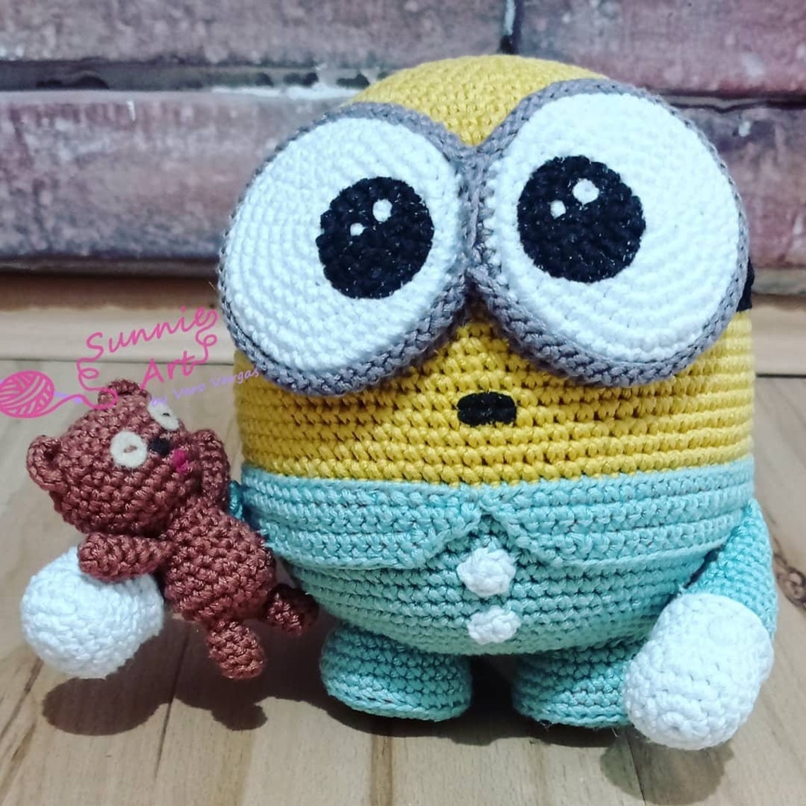 Minion Bob in Pajamas PDF Amigurumi Crochet Pattern - Etsy
