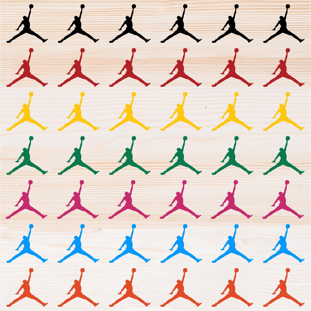 12 Jumpman, Jumpwoman Decals, Airman Vinyl Decals, Basketball Decals ...