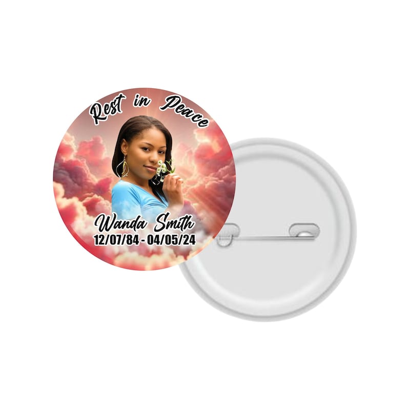 Funeral Buttons - Etsy