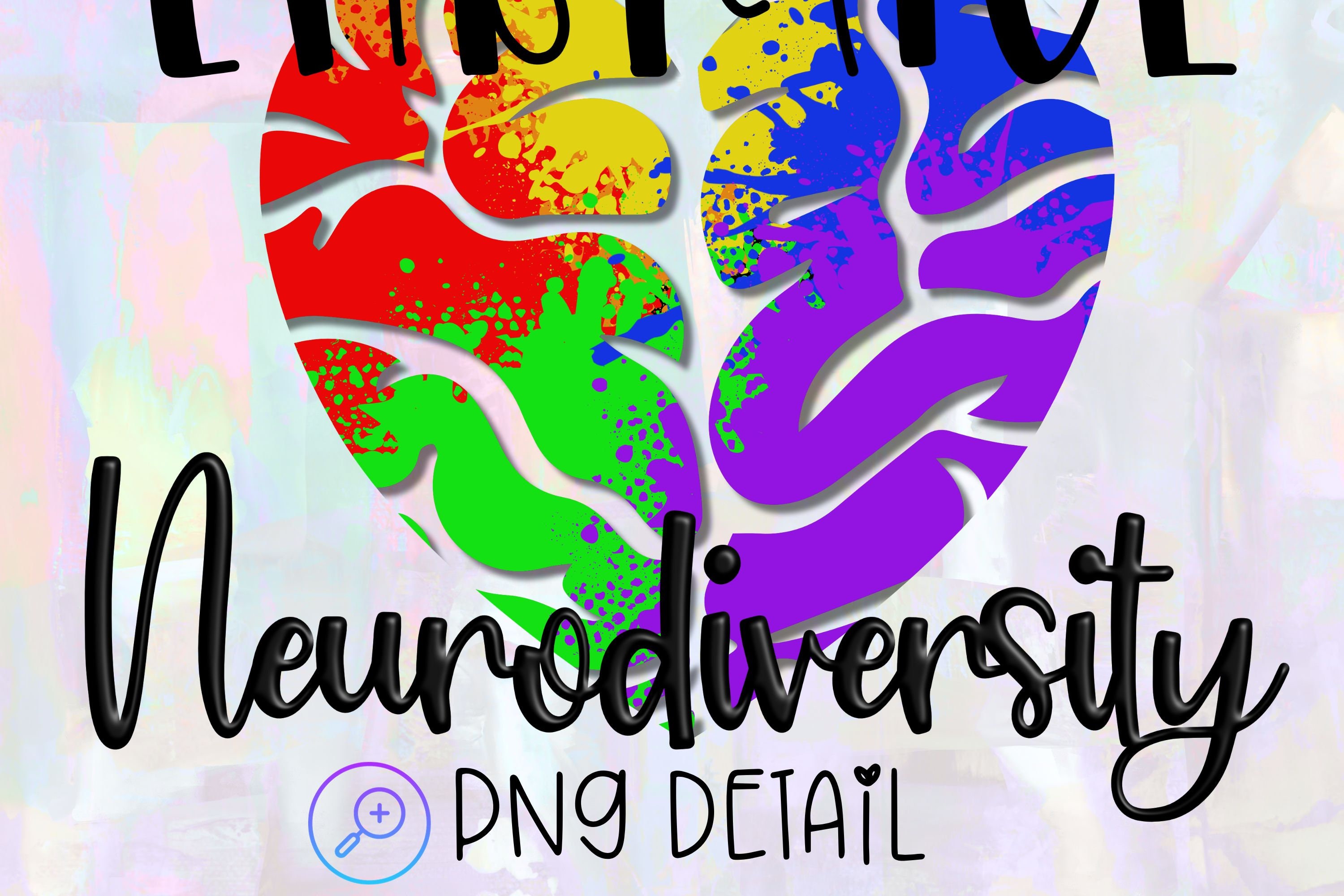 Neurodiversity PNG Neurodivergent PNG for Sublimation - Etsy