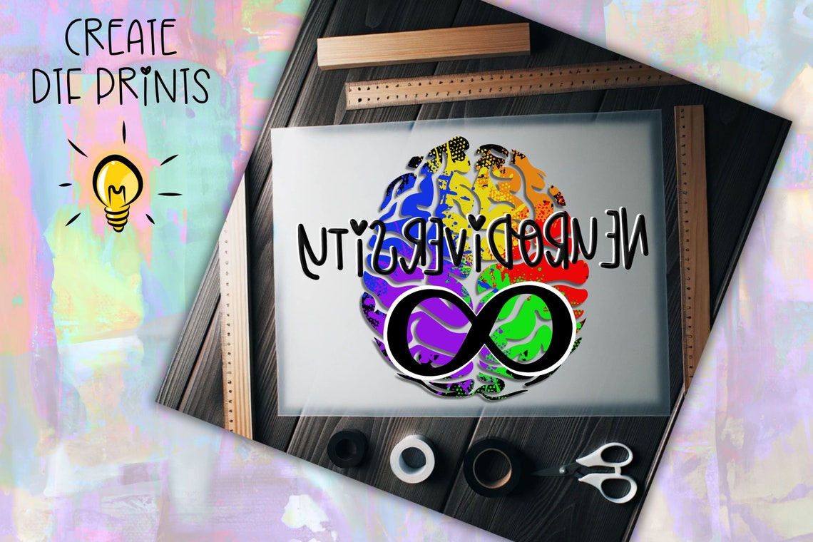 Neurodiversity PNG Neurodivergent PNG for Sublimation - Etsy