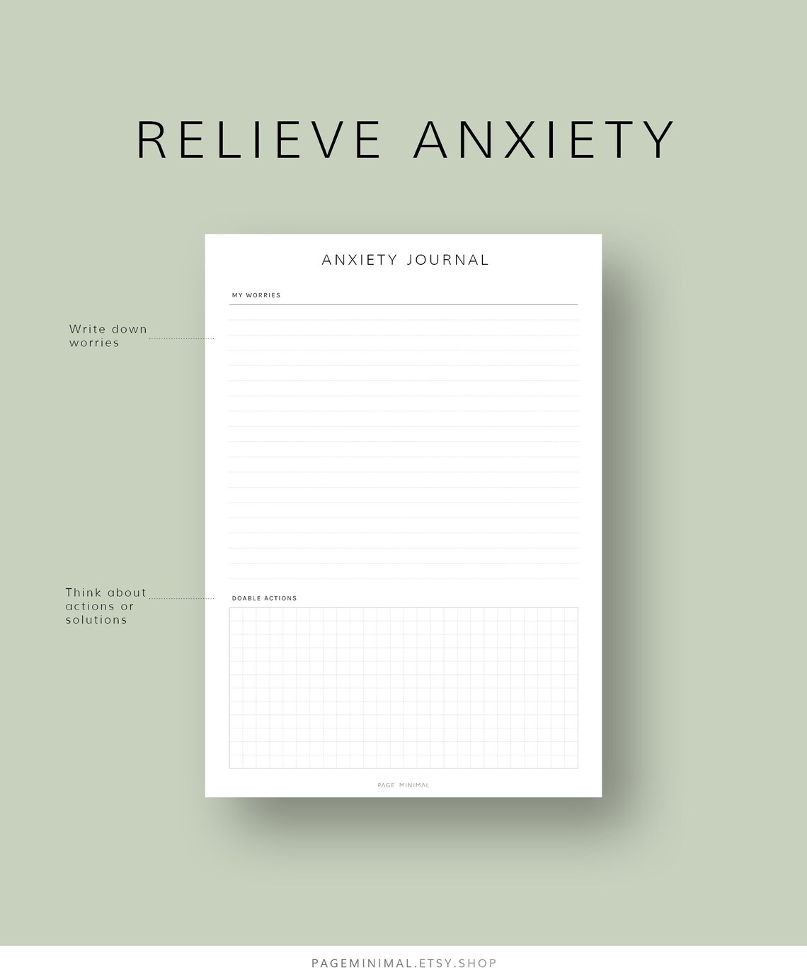 Anxiety Journal Template PDF Stress Relief Diary Self Care Etsy Australia Anxiety Journal Template PDF Stress Relief Diary Self Care Etsy Australia