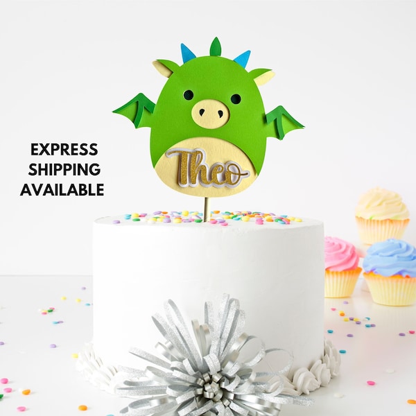 Dragon Cake Topper - Etsy