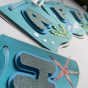 Under the Sea/ocean Theme Birthday Bunting/banner Personalised Party ...