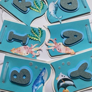 Under the Sea/ocean Theme Birthday Bunting/banner Personalised Party ...