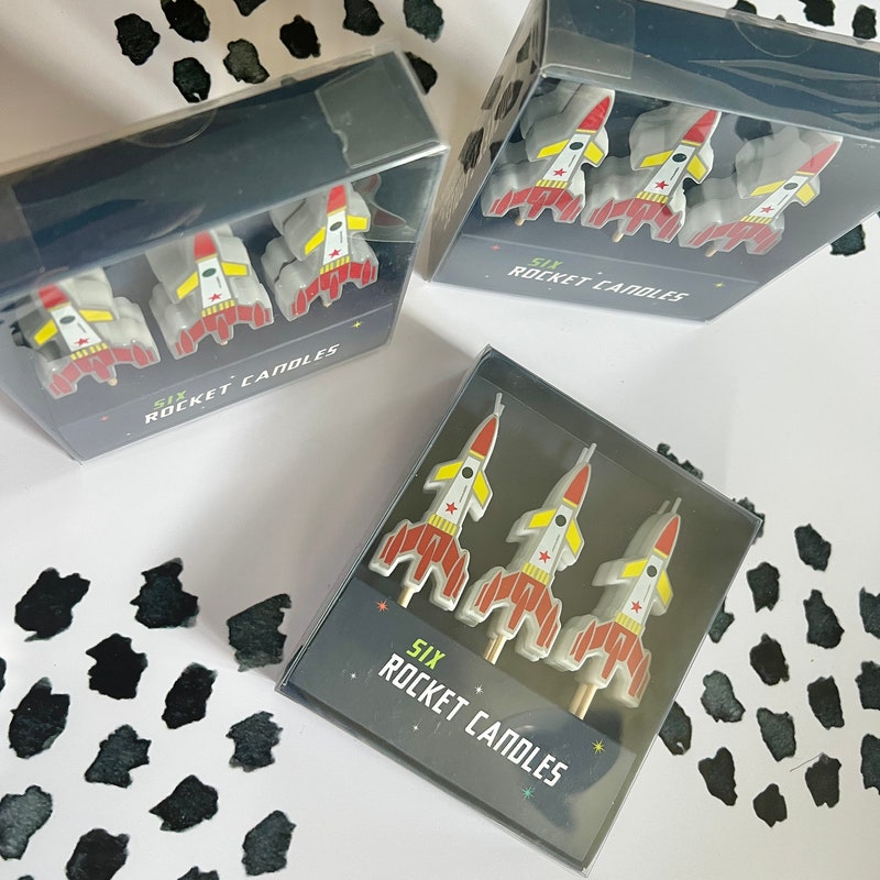 Rocket Candle - Etsy