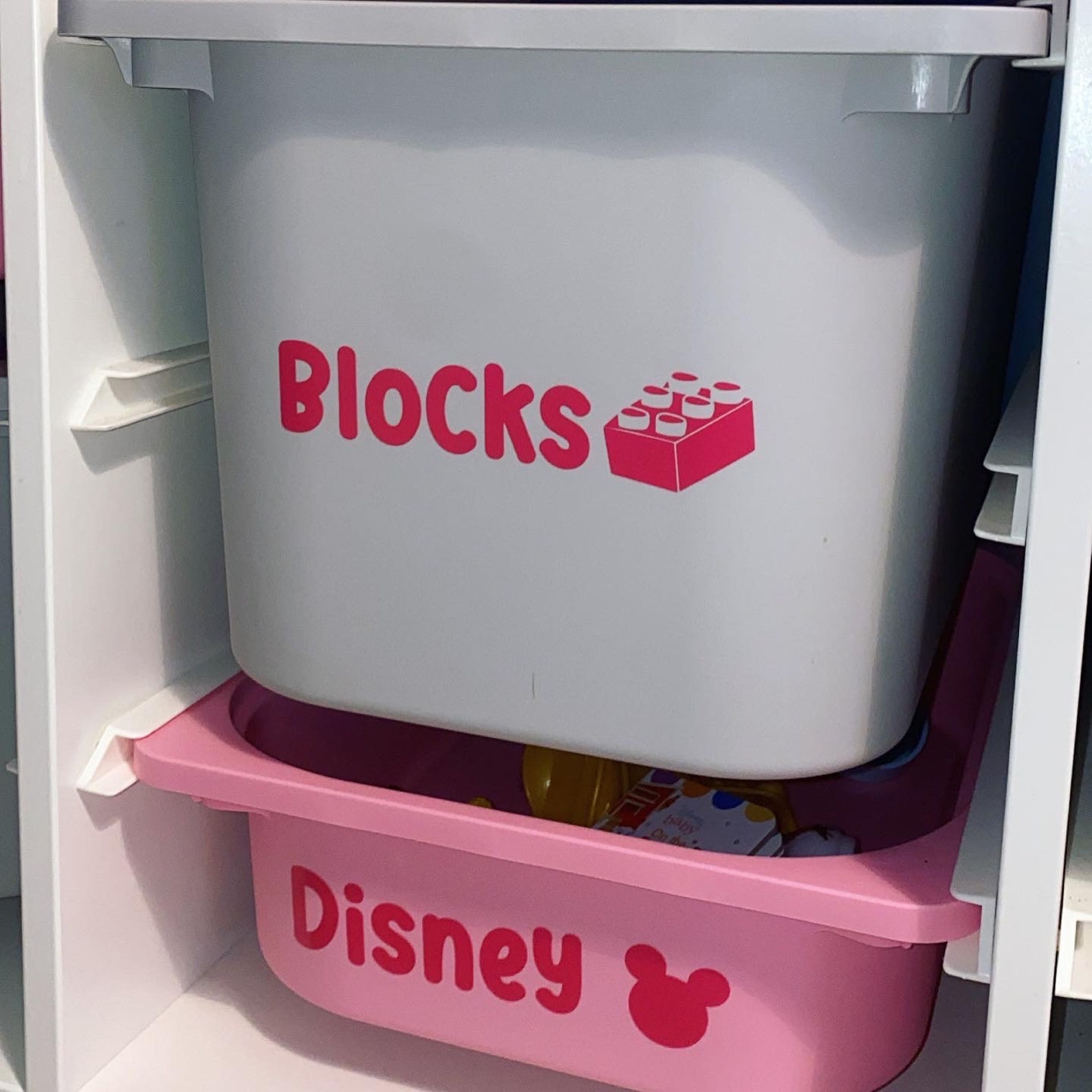 Ikea Trofast Toy Storage Vinyl Labels/stickers With Clipart | Etsy