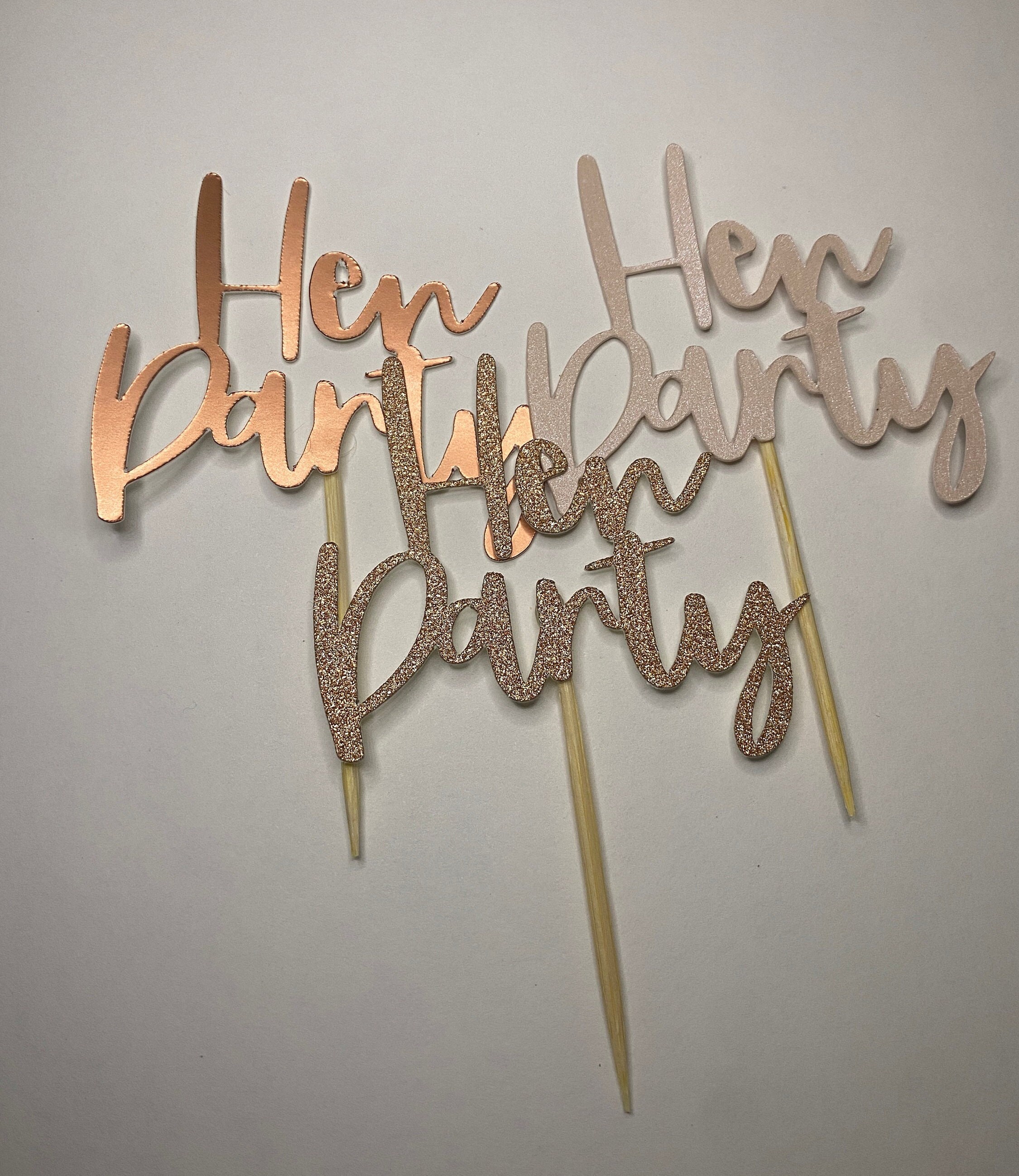Hen Party Cupcake/cake Toppers - Bridal Shower Decor | Customisable ...