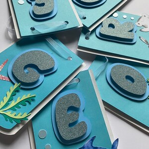 Under the Sea/ocean Theme Birthday Bunting/banner Personalised Party ...