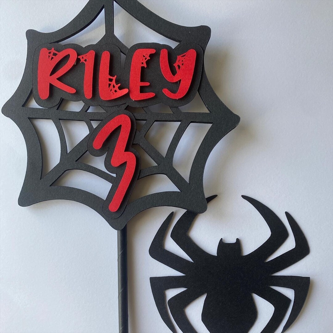Spider Cake Topper Cake Topper Birthday Party Children's Birthday ...
