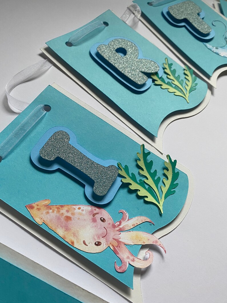 Under the Sea/ocean Theme Birthday Bunting/banner - Etsy