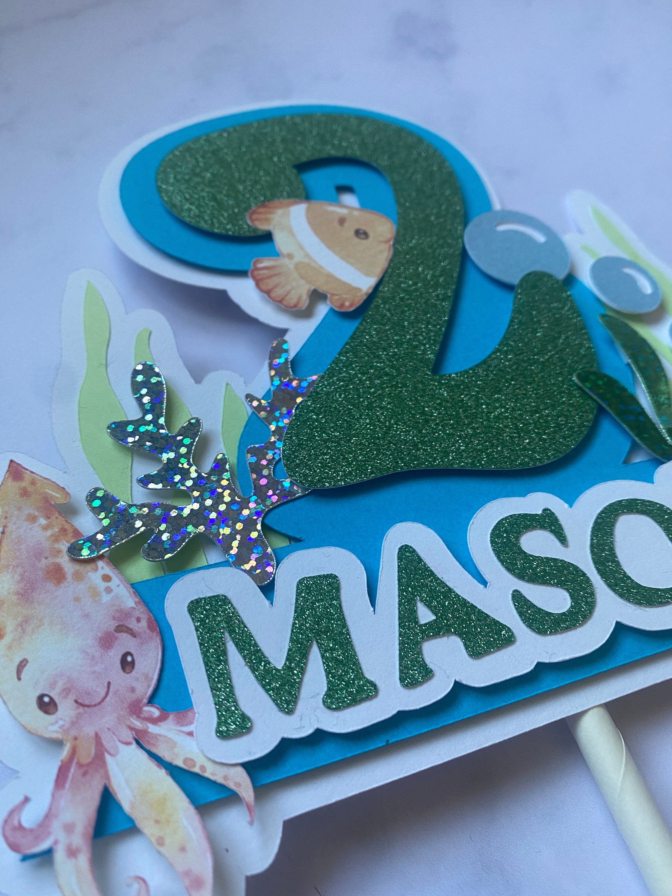 Under the Sea/ocean Party Theme - Cake Topper | Birthday Party ...