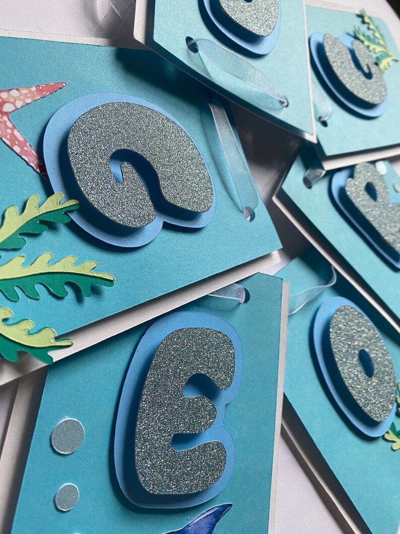 Under the Sea/ocean Theme Birthday Bunting/banner - Etsy