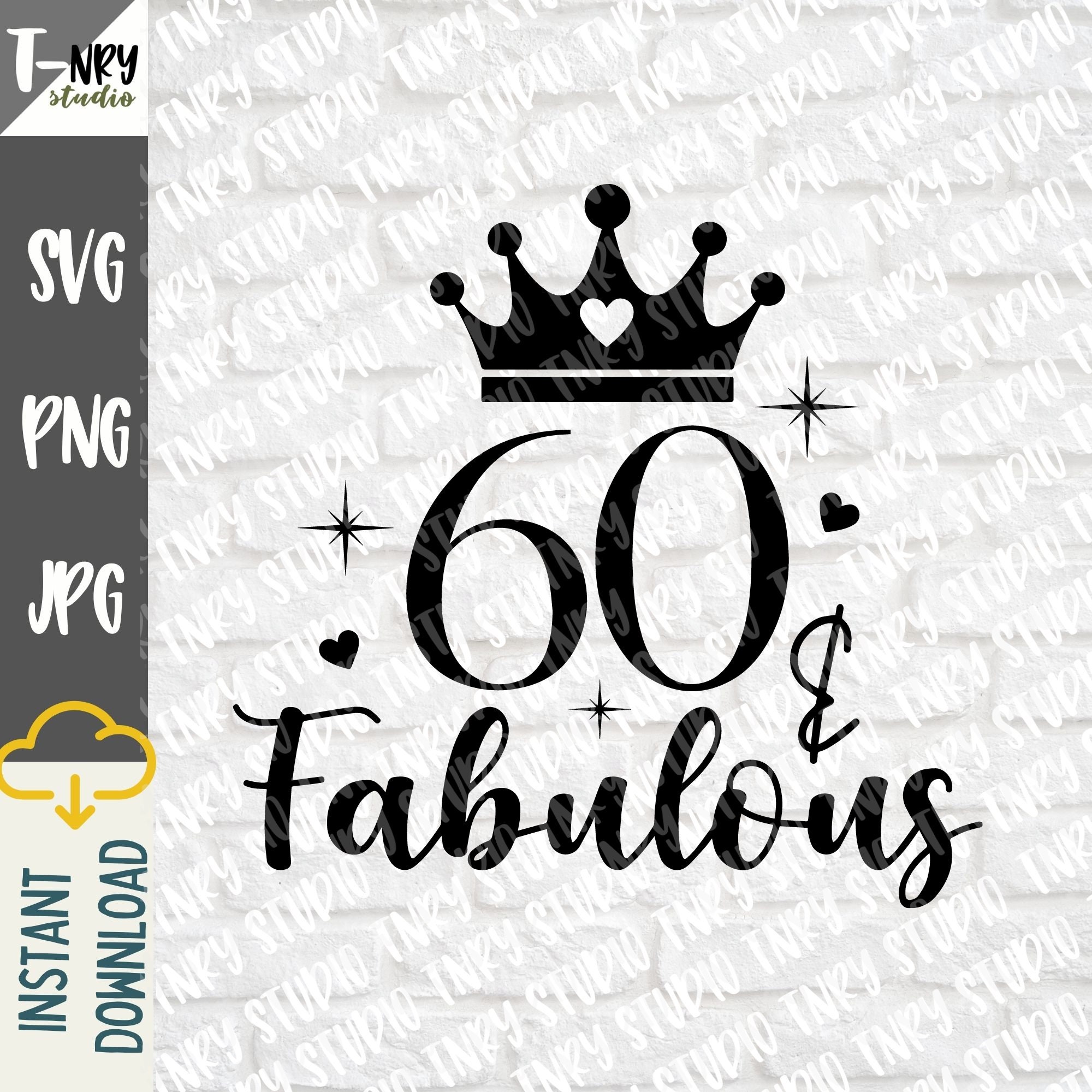 Happy 60th Birthday Svg