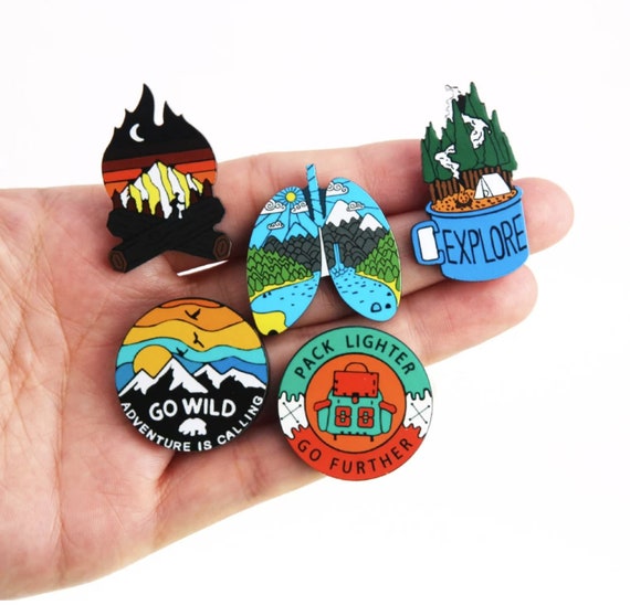 Adventure Enamel Pins - Etsy