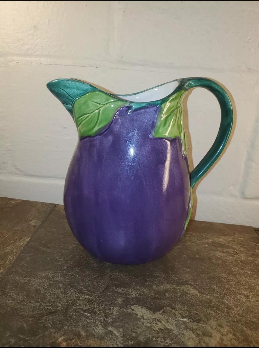 Vintage Retro Treasure Craft Pitcher Purple - Etsy