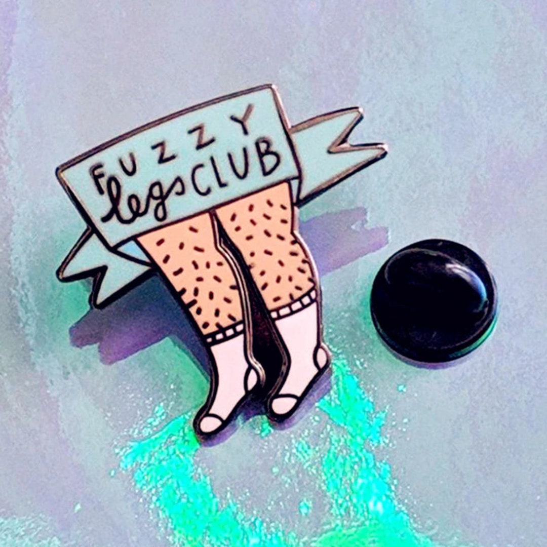 Fuzzy Legs Club Enamel Pin - Etsy