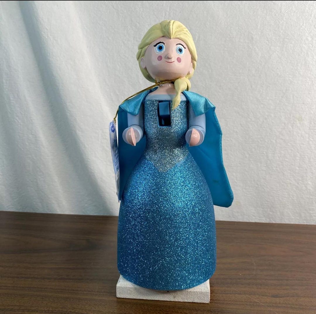 Disney Frozen Elsa Nutcracker 11 X 3.5 Glitter - Etsy
