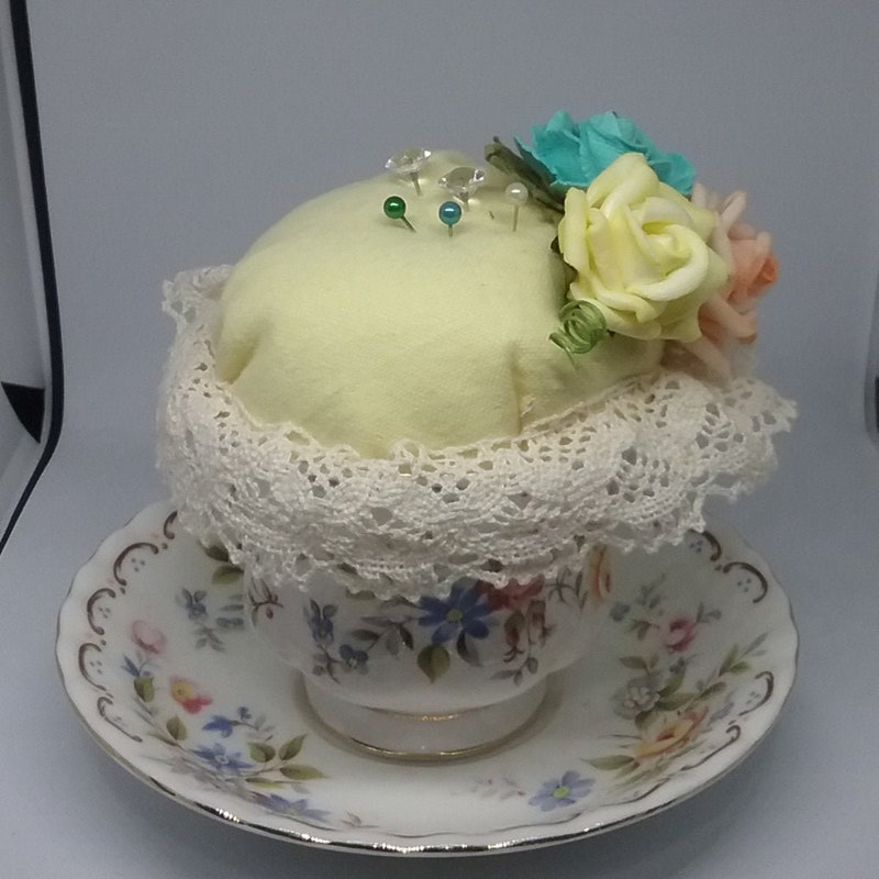 Teacup Pincushion - Etsy