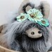 Grey Highland Cow Gonk Ornament, Highland Cow Gnome, Scottish Cow ...