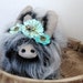 Grey Highland Cow Gonk Ornament, Highland Cow Gnome, Scottish Cow ...