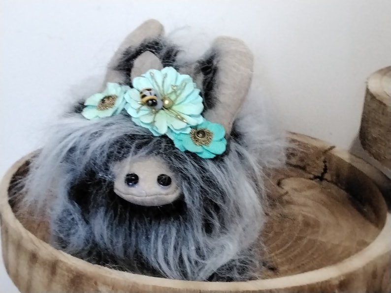 Grey Highland Cow Gonk Ornament Highland Cow Gnome Scottish - Etsy