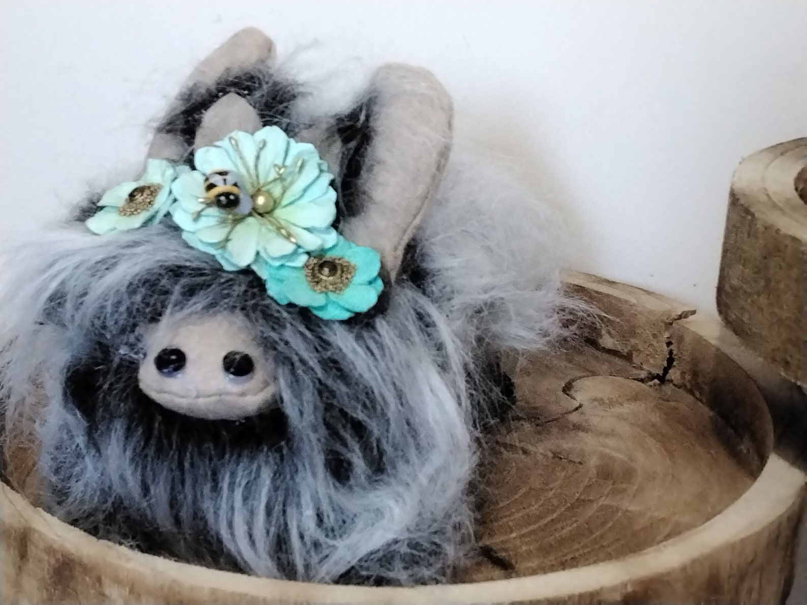 Grey Highland Cow Gonk Ornament Highland Cow Gnome Scottish - Etsy