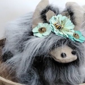 Grey Highland Cow Gonk Ornament Highland Cow Gnome Scottish - Etsy