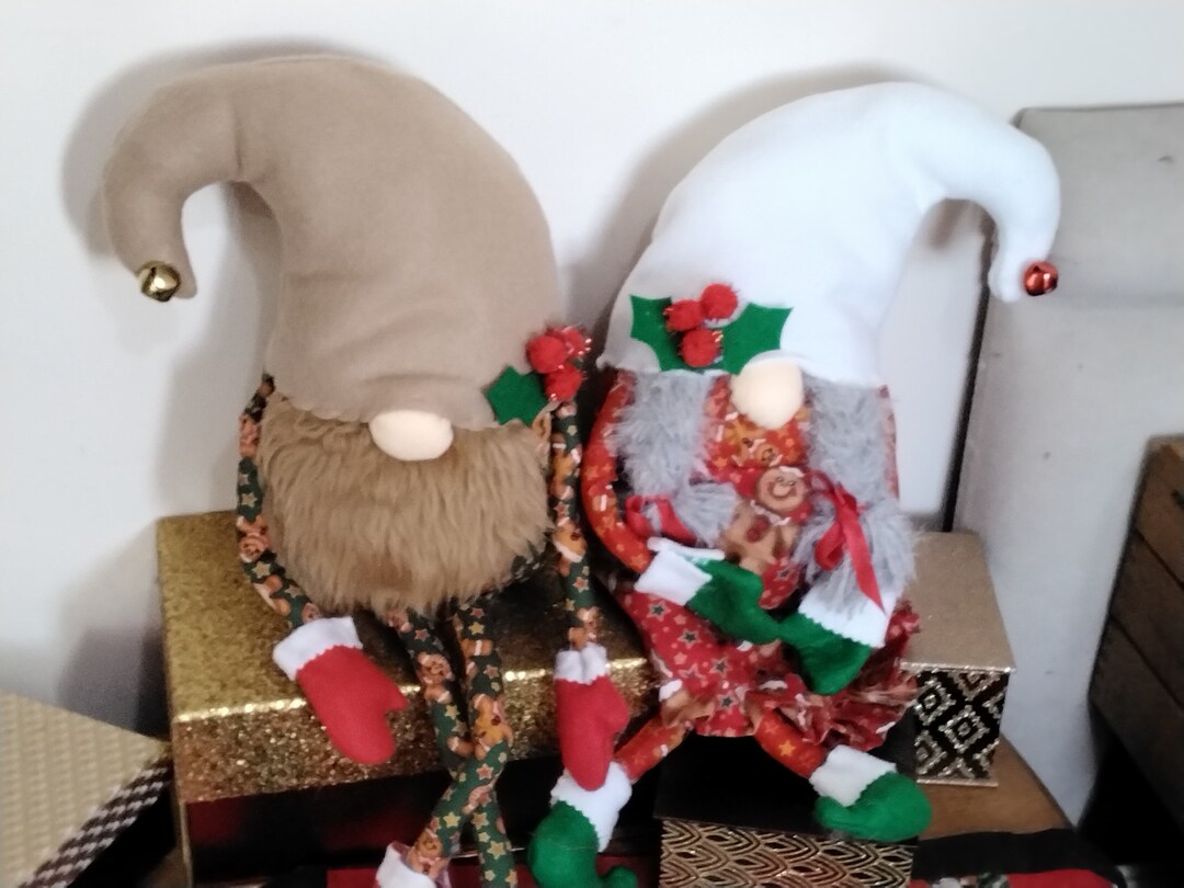 Christmas Gonks , Scandinavian Boy and Girl Gonks, Christmas Gnomes ...