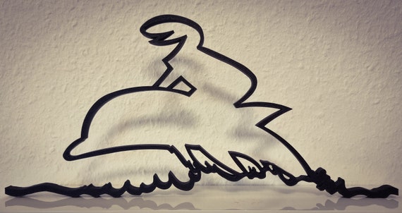 Decoration La Linea Ride on the Dolphin - Etsy