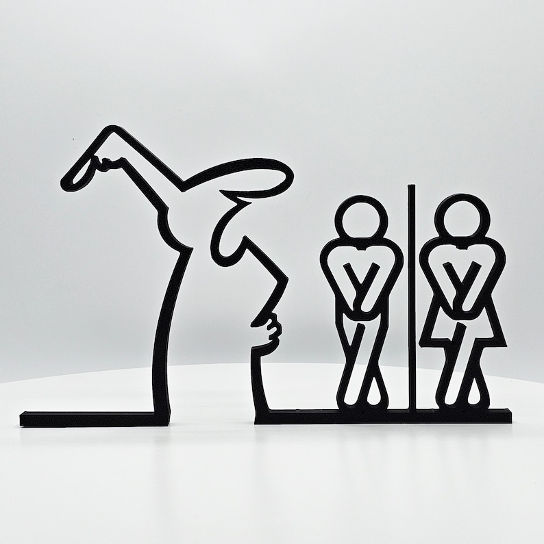 La Linea Figurine | Toilet Signpost 2 | Large Color Selection | up to ...